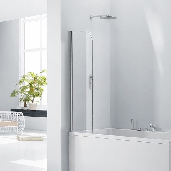 Aqua Aquaglass 5mm Mini Bath Screen - 1400 x 300mm - Shop Online Now ...