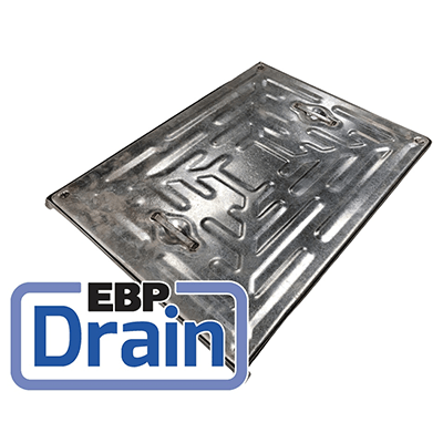 EBP Double Seal / 4 Screws Solid Top - Galvanised Manhole Cover ...