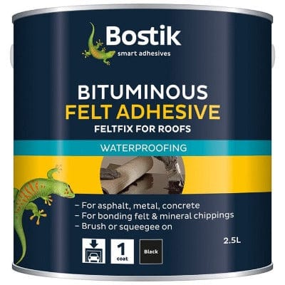Bostik Bituminous Felt Adhesive x 2.5 Litre – Build4less