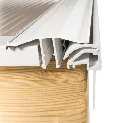 Capex Snap Down Gable End Finishing Profile and Glazing Bar (10-25mm ...