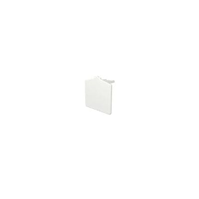 PVC Capex 70 & Hip Bar Extended End Cap - White