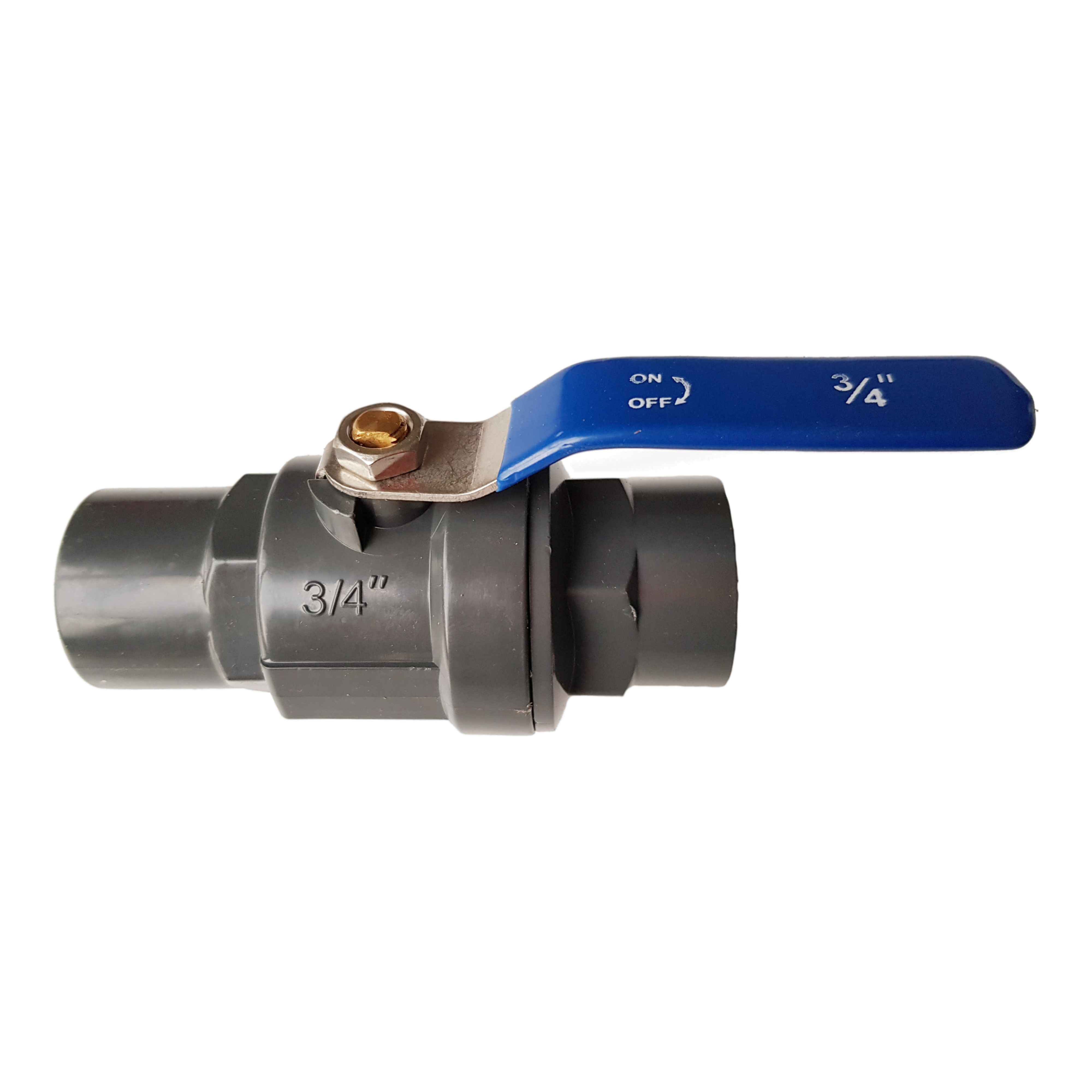 PP 3/4" BSPF Stopcock with Stainless Steel Ball Valve and Handle ...