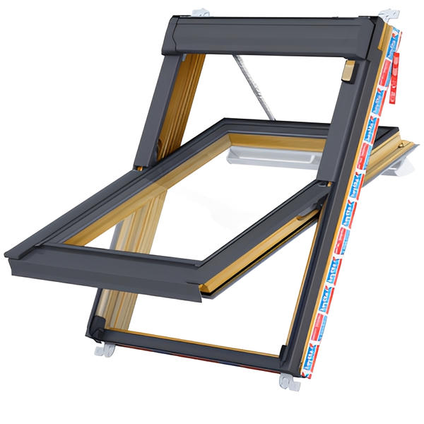 Keylite Pine Centre Pivot Roof Window Hi-Therm Premium Electric - All ...