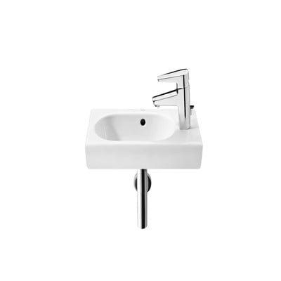Roca Meridian-N Compact Wall-Hung Basin 1 Tap Hole- Shop Online Now ...