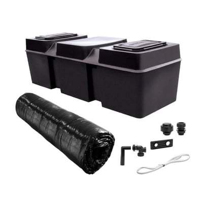 Davant Cold Water Coffin Tank with Jacket and Fittings - All Sizes