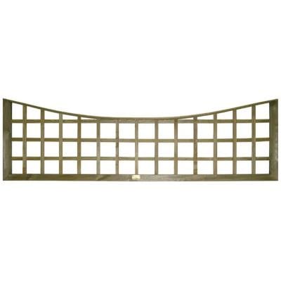 Jacksons Concave Trellis Fence Panel Topper - 0.56m x 1.83m - Shop ...