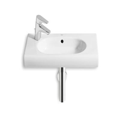 Roca Meridian-N Compact 600mm Wall-Hung Basin 1 Tap Hole - Shop Online ...