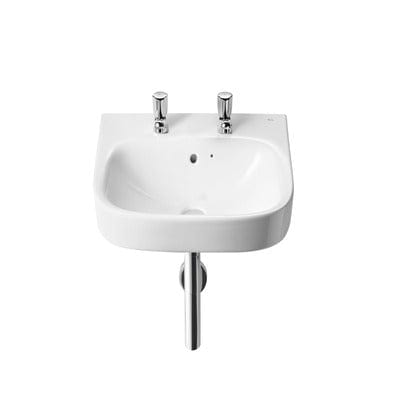 Roca Debba 550mm Basin- 2 Tap Holes - Shop Online Now!!