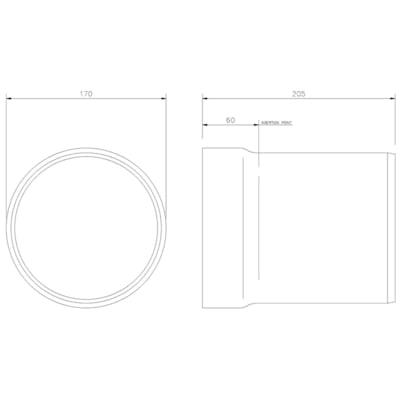 Buy 110mm Back Inlet Gully Trap Riser Online