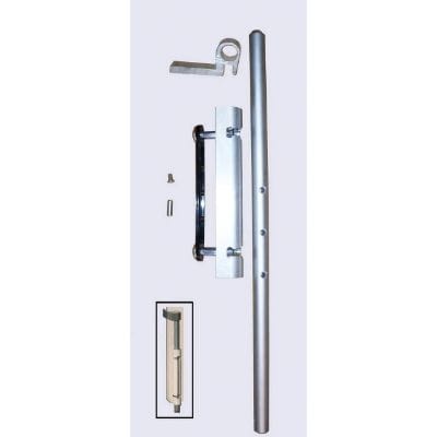 Jacksons Galvanised Drop Bolt for Metal Gate - Buy Online – Build4less