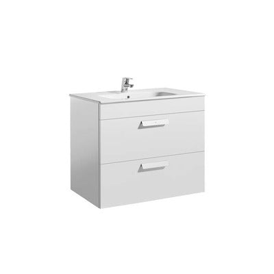 Roca Debba Unik 2 Drawer Wall Hung 800mm Bathroom Vanity Unit - Shop ...