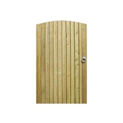 Jacksons Convex Featherboard Gate Incl Post and Fittings 1.75m x 1m ...