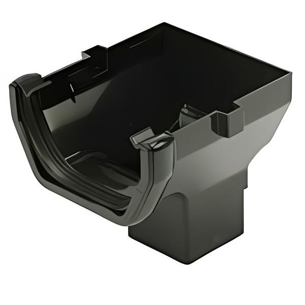 Buy Square Gutter Stop End Outlet 114mm ROS2 Online - All Colours ...