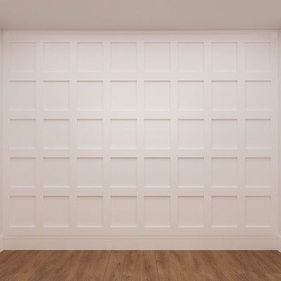 Deanta White Primed Shaker Wall Panelling Pack - Shop Online Today!!