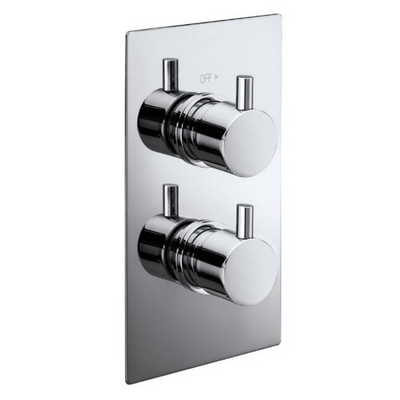 Aqua Pure Concealed 2-Way Chrome Thermostatic Shower Valve - Shop ...