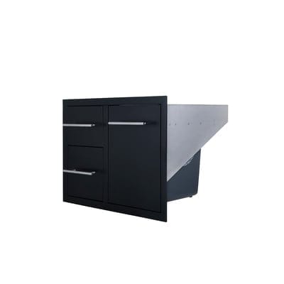 Sunstone Double Drawer Trash Tray Combo with Plastic Bin – Build4less