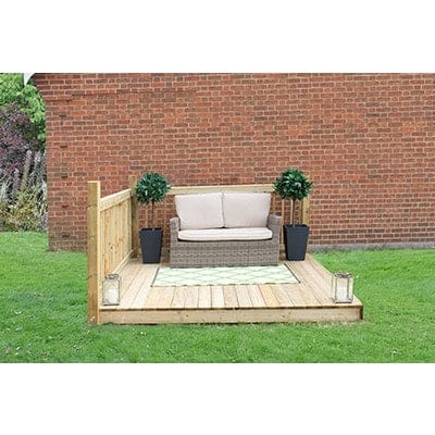 Forest Patio Decking Kit - 2.4m x 2.4m (Treated Timber) - Shop Now ...