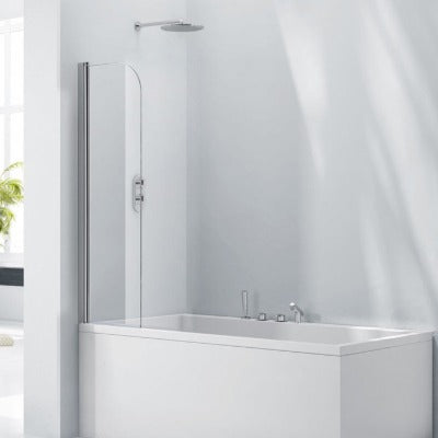 Aqua Aquaglass 5mm Mini Bath Screen - 1400 x 300mm - Shop Online Now ...