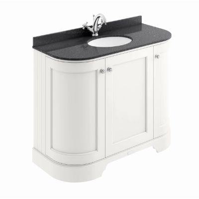 Bayswater 1000mm 3 Door Curved Basin Cabinet - Buy Online