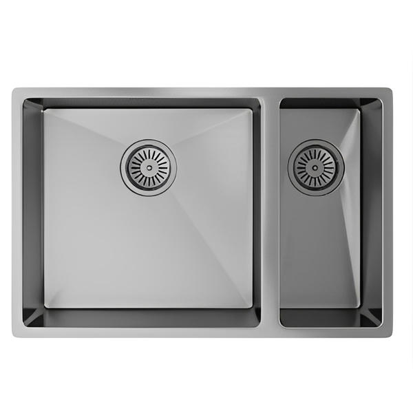 Ellsi Elite 1.5 Bowl Inset/Undermount Stainless Steel Kitchen Sink ...