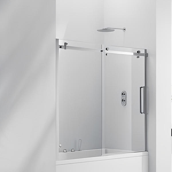 Aqua Aquaglass 8mm Frameless 2-Panel Sliding Bath Screen - 1500 x ...