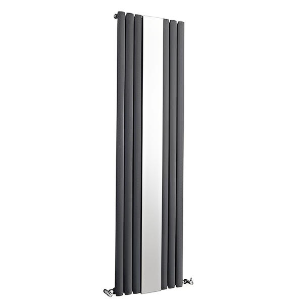 Aqua Moda Vertical Aqua Steel Radiator with Mirror - Shop Online Now ...