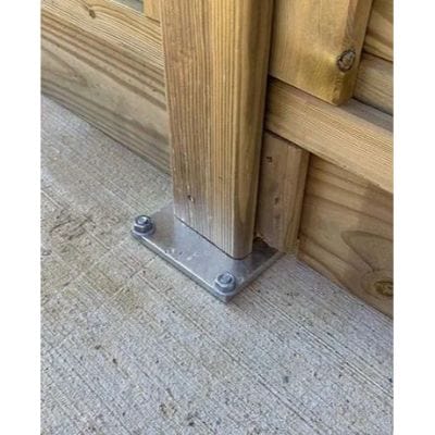 Jacksons Mi-T Galvanised Post with Foot - Shop Now – Build4less