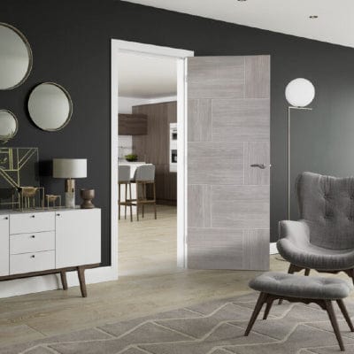XL Joinery White Grey Ravenna Internal Laminate Door - Order Online Today!!