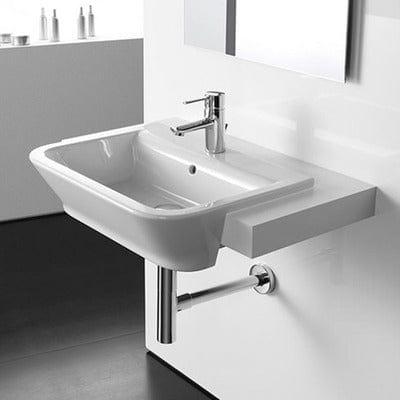 Roca The Gap Semi Recessed Basin 1 Tap Hole - Shop Online Now ...