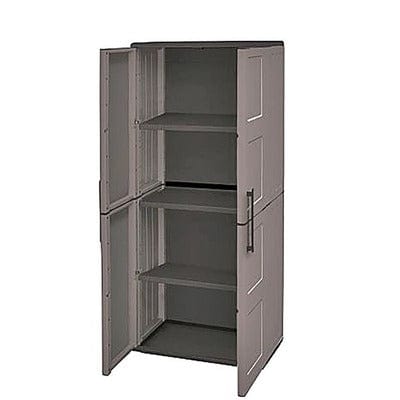Shire Plastic Storage Cupboard w/ Adjustable Shelving - Shop Online Today!!